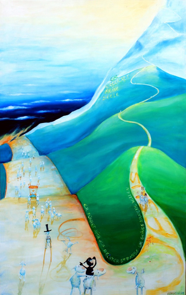 Der schmale Weg (Psalm 23) - Pforte zum Glück